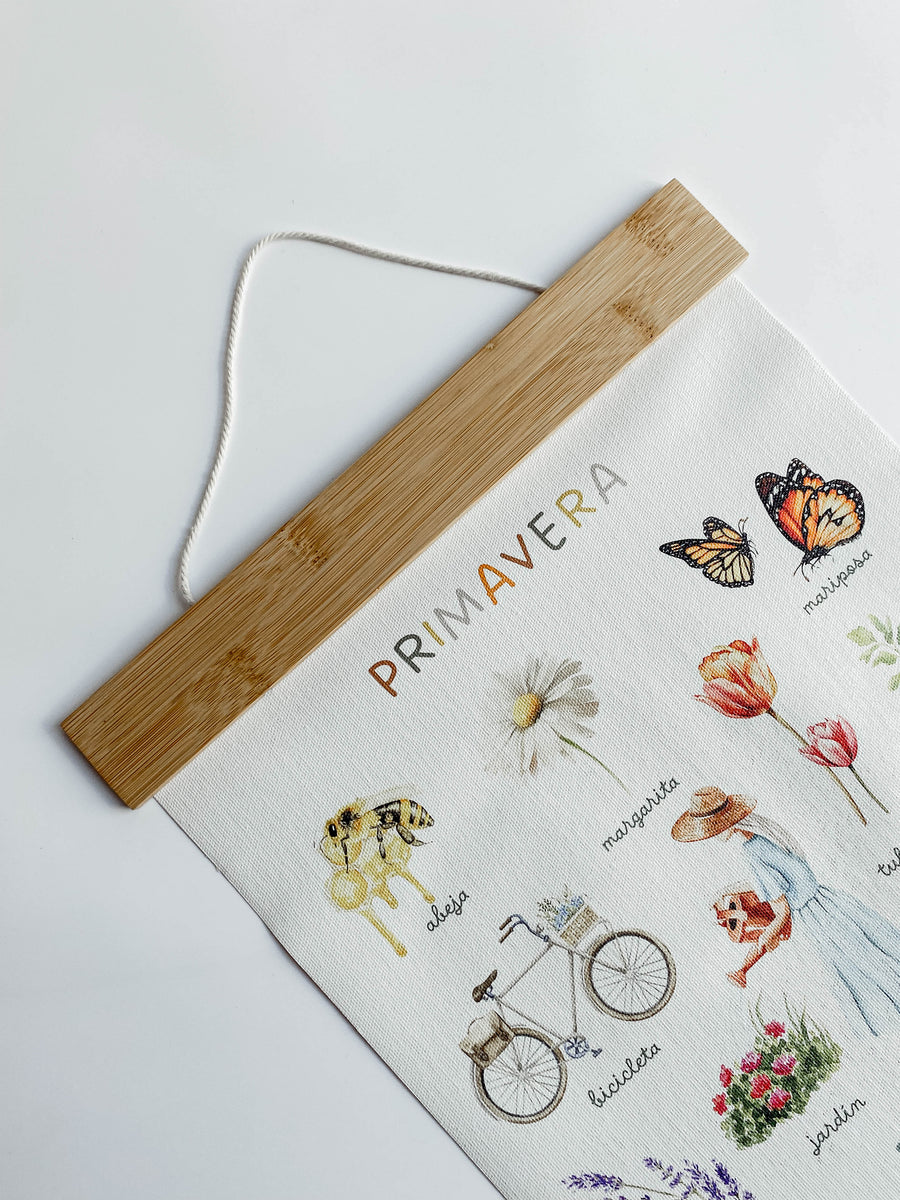 Pergamino en Canvas - Primavera – bananabird.mx